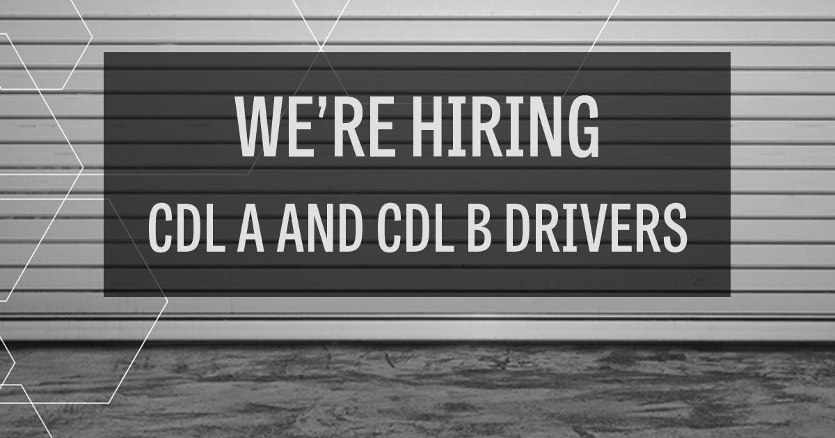 We're Hiring: CDL A and CDL B Drivers | Krevitz